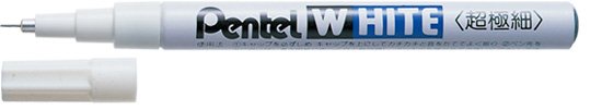 Pentel White Marker X100W-F – FADEBOMB